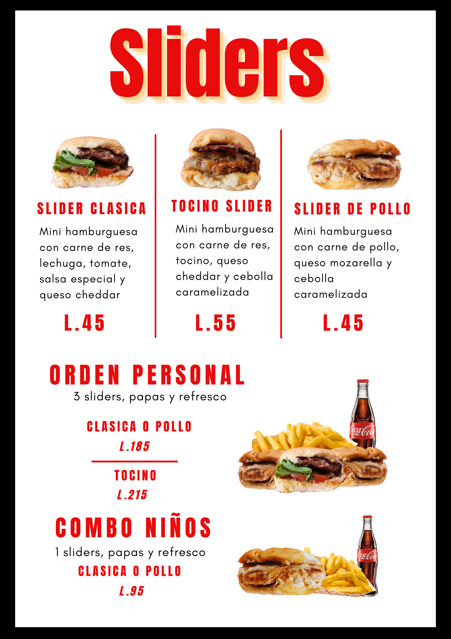 Menu – Taco Burger