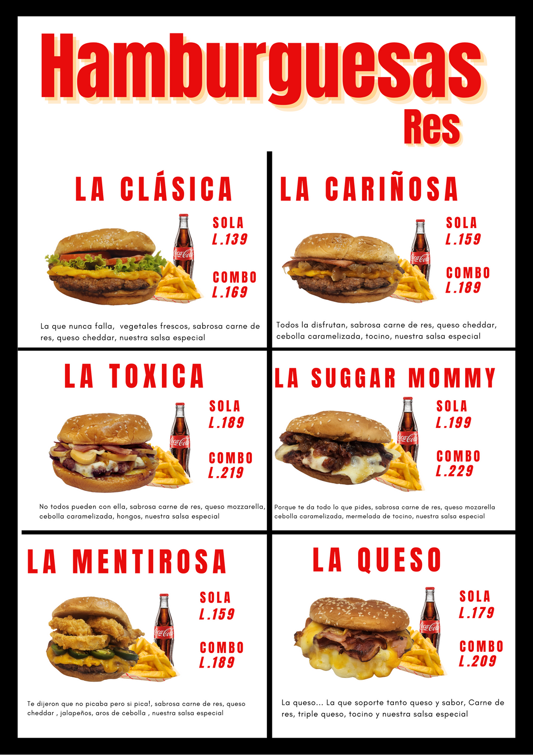 Menu – Taco Burger